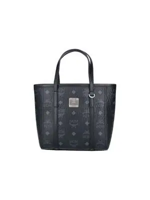 Mcm Structured Shoulder Bag With Soft-touch Fabric Lining