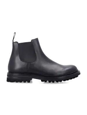CHURCH`S 100% Calf Leather Flat Shoes - Nero