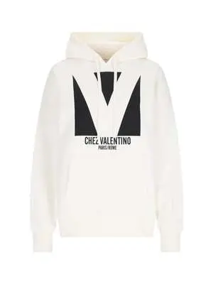 Valentino Garavani Lightweight Cotton Sweater - White