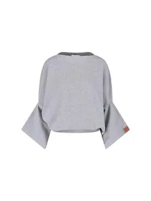 Stella McCartney Oversized Sweatshirt With Wide Sleeves