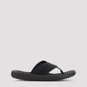 Phoebe Philo Canvas Flip Flops - Black