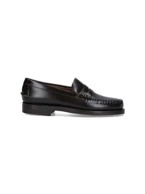 SEBAGO Flat Leather Loafers - Brown