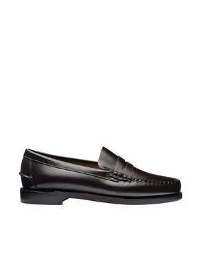 SEBAGO Leather Penny Loafer - Dk Coffee