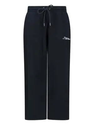 Off-White Wide-leg Sweatpants With Logo Detail