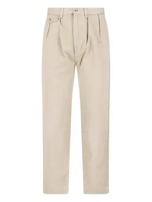 Polo Ralph Lauren 100% Cotton Tailored Trousers - Beige