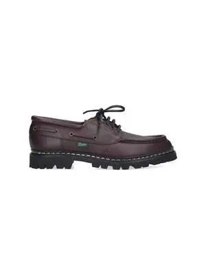 Paraboot Calf Leather Flat Shoes - Brown