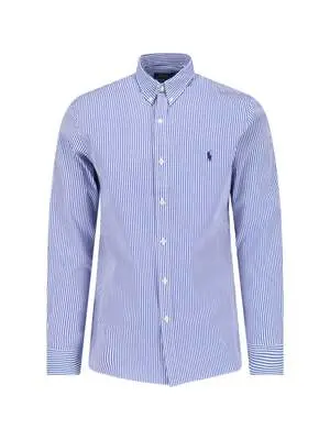 Polo Ralph Lauren Stretch Cotton Polo Shirt - Blue