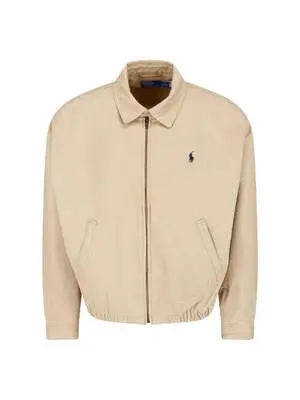 Polo Ralph Lauren Cotton Corduroy Zip-up Jacket - Beige
