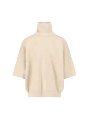 Fear Of God Virgin Wool High Neck Pullover - Beige