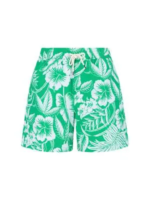 Polo Ralph Lauren Tropical Print Swim Trunks - Green