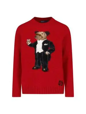 Polo Ralph Lauren Polo Ralph Lauren 100% Wool Crew Neck Sweater Red