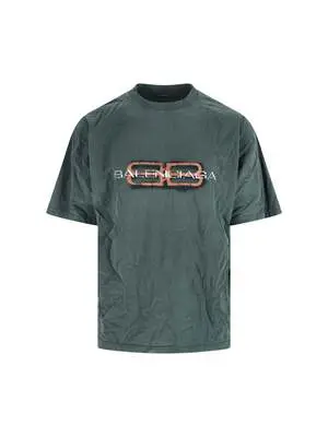 Balenciaga 100% Cotton T-shirt - Green