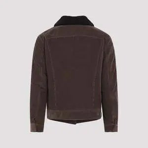 TOM FORD 900 Wale Cord Sherling Collar Trucker