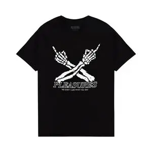 PLEASURES Don't Care T-shirt - Black