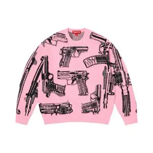 Supreme Guns Sweater - Pink