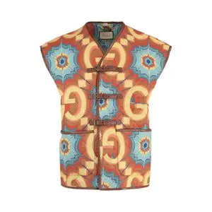 Gucci Kaleidoscope Vest /yellow - Orange