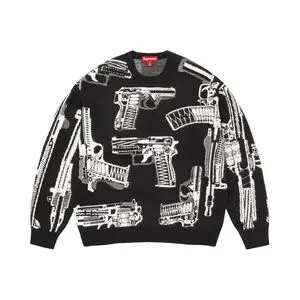 Supreme Guns Sweater - Black