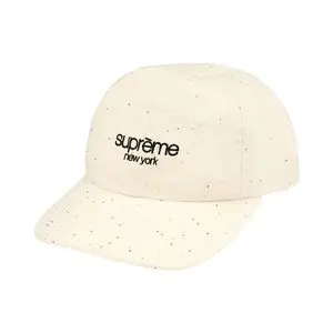 Supreme Sequin Denim Classic Logo 6-panel 'natural