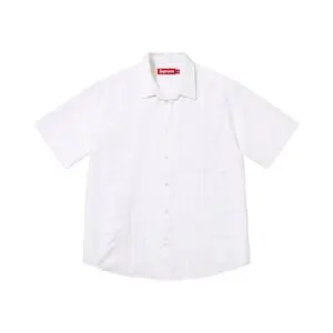 Supreme Pintuck Short-sleeve Shirt - White