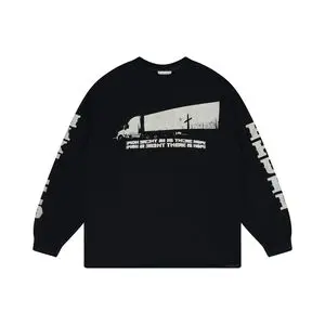 Rhude Cross Long-sleeve T-shirt - Black