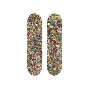 Supreme X Mike Kelley Skateboard - White