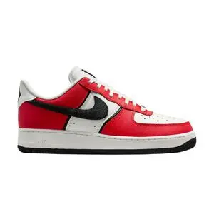 Nike Air Force 1 Low '07 Lv8 'university Sail Black - Red