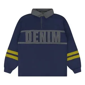 DENIM TEARS Sport Rugby Shirt With Graphic Detail