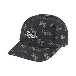 Supreme Monogram 6-panel - Black