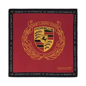 Aimé Leon Dore X Porsche 993 Turbo Silk Bandana - Red