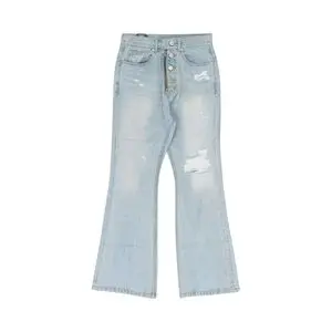 PROTOCOL INDEX Double Closure Flared Denim