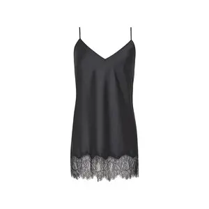 AVENUE 8 Lace Detailed Mini Dress - Black