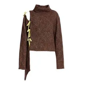 MIRIMALIST Ruby Cozy Knit Top With Detachable Sleeve