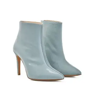 ROSAMUND MUIR LONDON Paulina Duo Texture Boots - Grey/blue