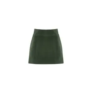 VESTIAIRE D'UN OISEAU LIBRE Kaki Cashmere Mini Skirt - Green