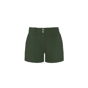 VESTIAIRE D'UN OISEAU LIBRE Kaki Cashmere Shorts - Green