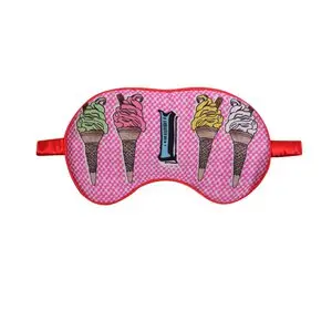 JESSICA RUSSELL FLINT I For Ice Cream Silk Eye Mask - White