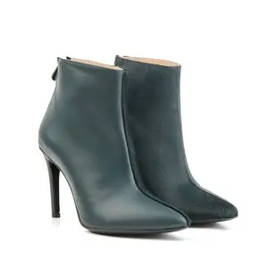 ROSAMUND MUIR LONDON Paulina Duo Texture Dark Boots