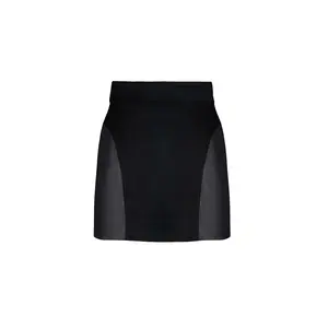 VESTIAIRE D'UN OISEAU LIBRE Sheer Side Skirt - Black