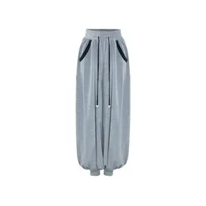 VESTIAIRE D'UN OISEAU LIBRE Wool Jersey Pants - Grey
