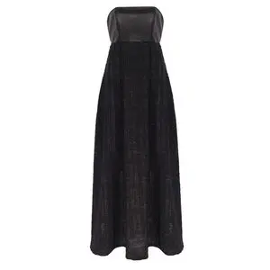 MIRIMALIST Vega Strapless Bustier Maxi Dress