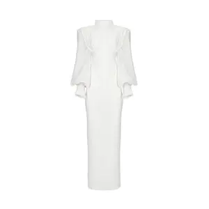 VESTIAIRE D'UN OISEAU LIBRE Pearl Dress - White