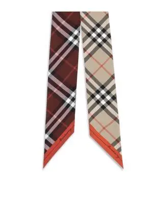 Burberry Check Silk Scarf
