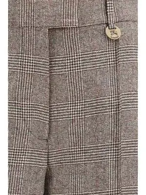 Burberry Tailored Linen And Wool-blend Pants