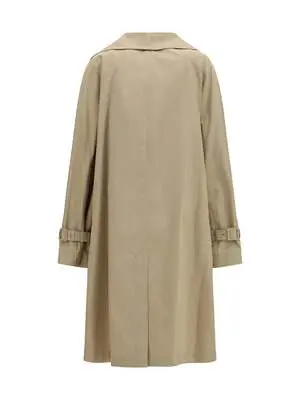 TOTEME Oversized Cotton Trench Coat - Cream