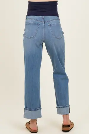 PINKBLUSH Maternity Dad Jean With Cuff