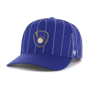 '47 47 Rawlings Milwaukee Brewers Pinstripe Hitch Baseball Cap