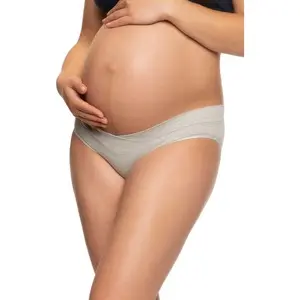 Felina 3-pack Organic Cotton Maternity Briefs - Slate/pebble/cloud