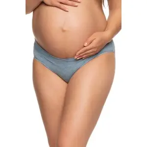 Felina 3-pack Organic Cotton Maternity Briefs - Slate/sky/cloud