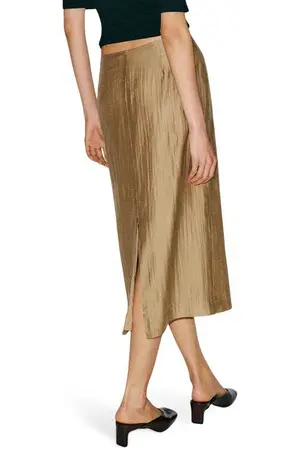 REFORMATION Helen Low Waist Midi Skirt