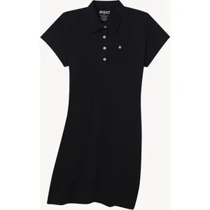 BOAST Pima Cotton Club Polo Dress - Black
